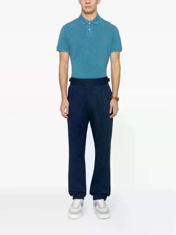 Polo Ralph Lauren Polo Pony-embroidered Polo Shirt - Blue