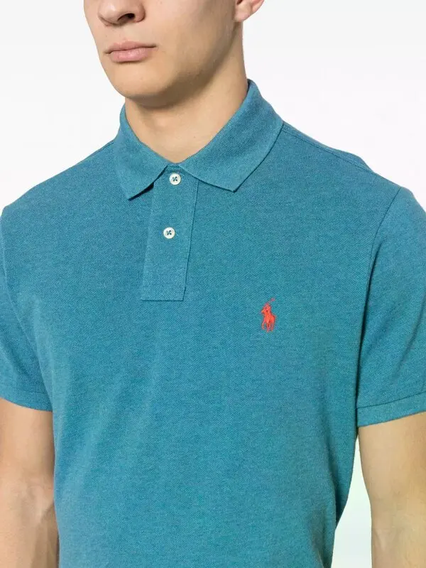 Polo Ralph Lauren Polo Pony-embroidered Polo Shirt - Blue