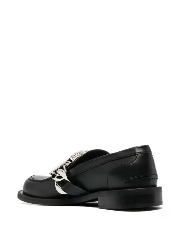 JW Anderson Logo-engraved Leather Loafers