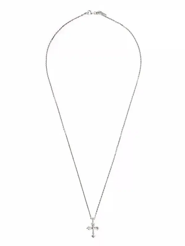 Emanuele Bicocchi Cross Pendant Necklace