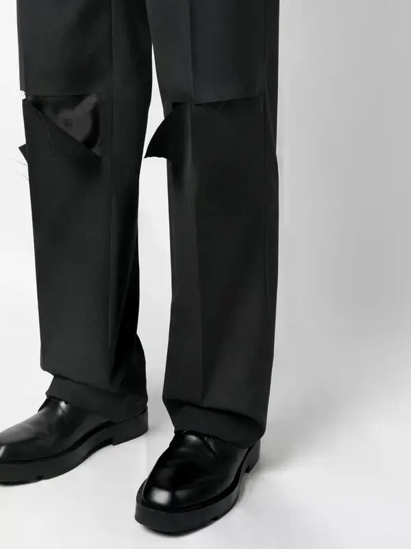 Givenchy Distressed Wool Trousers