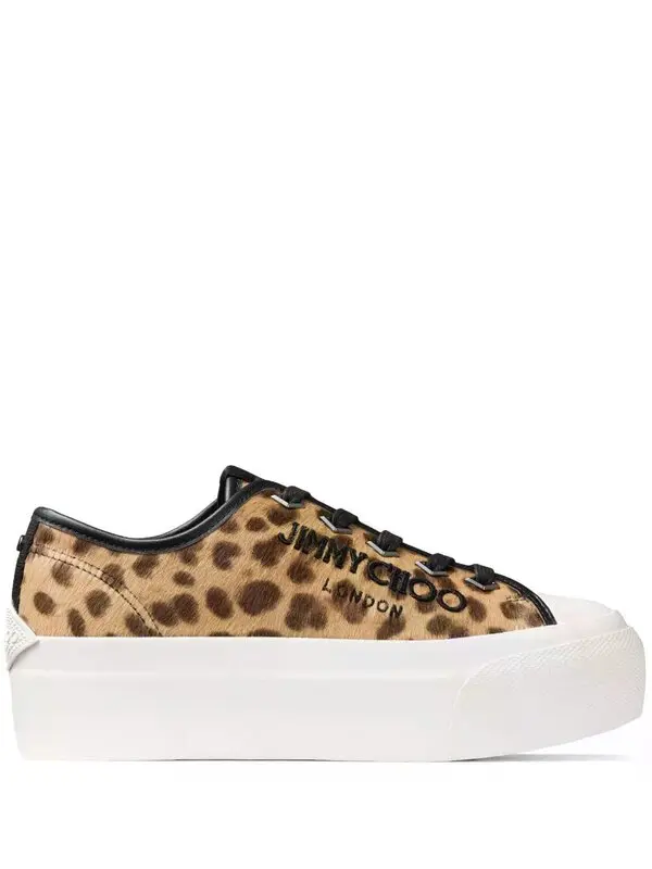 JIMMY CHOO Palma Maxi Sneakers - Neutrals