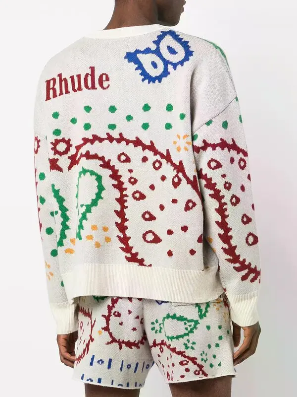 Rhude Intarsia Knit Sweater