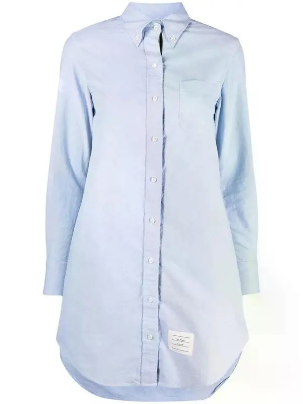 Thom Browne Rwb Stripe Shirt Dress