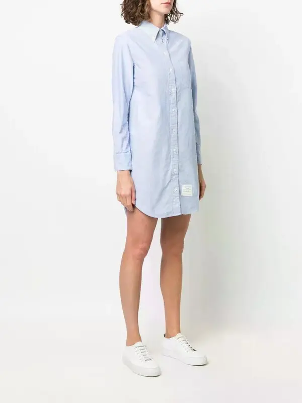 Thom Browne Rwb Stripe Shirt Dress