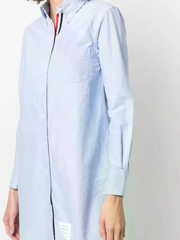 Thom Browne Rwb Stripe Shirt Dress