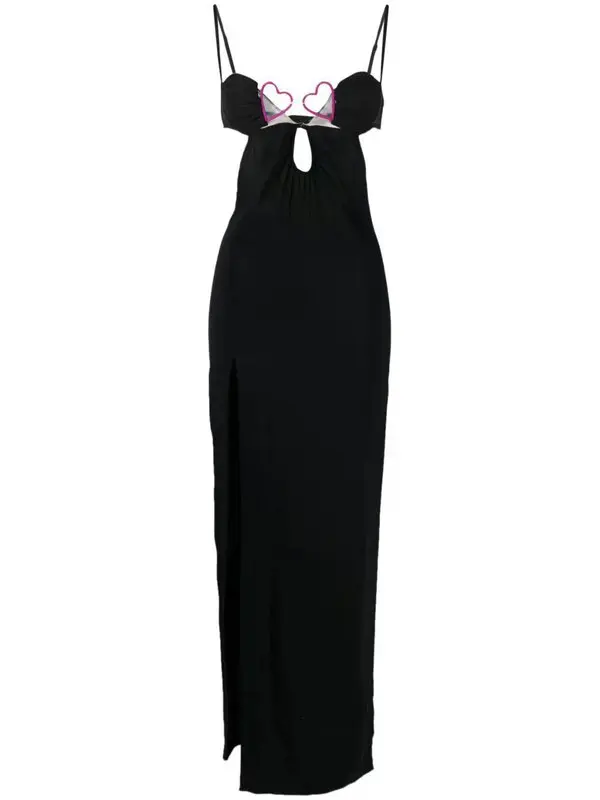 NENSI DOJAKA Bustier-neck Sleeveless Gown