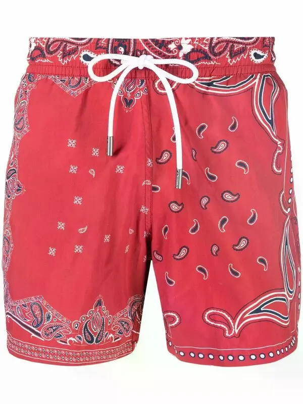 Etro Bandana-print Swim Shorts