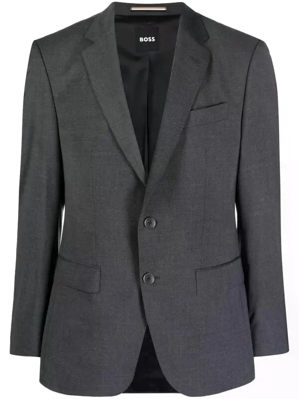 BOSS Single-breasted Blazer - Grey