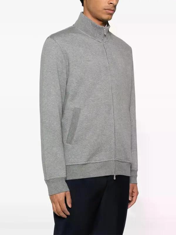 Brunello Cucinelli Mélange-effect Zip Sweatshirt