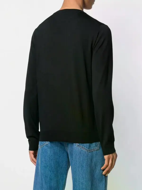 Valentino Garavani Logo-embossed Wool Jumper