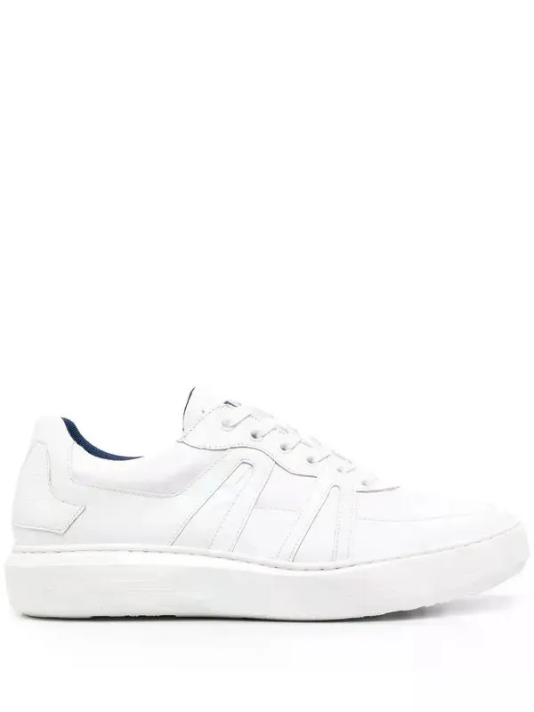 ZILLI Panelled Low-top Leather Sneakers
