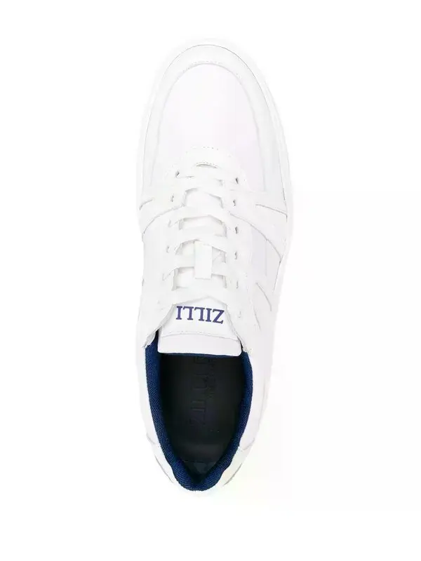 ZILLI Panelled Low-top Leather Sneakers