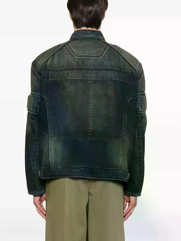 JUUN.J Denim Bomber Jacket