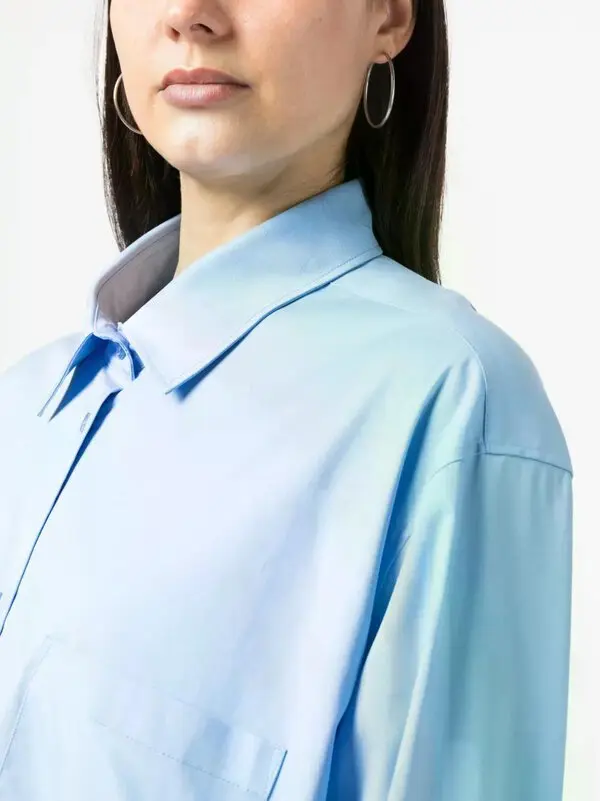 Andamane Drawstring Waist Poplin Shorts