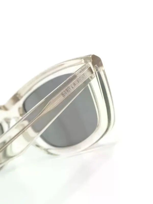 Saint Laurent Sl658 Rectangle-frame Sunglasses - Grey