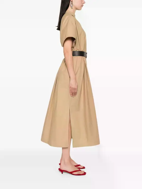 JIL SANDER Belted Midi Dress