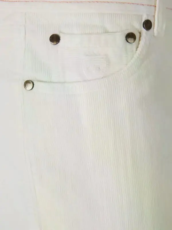 RICHARD J. BROWN Five-pocket Trousers - White