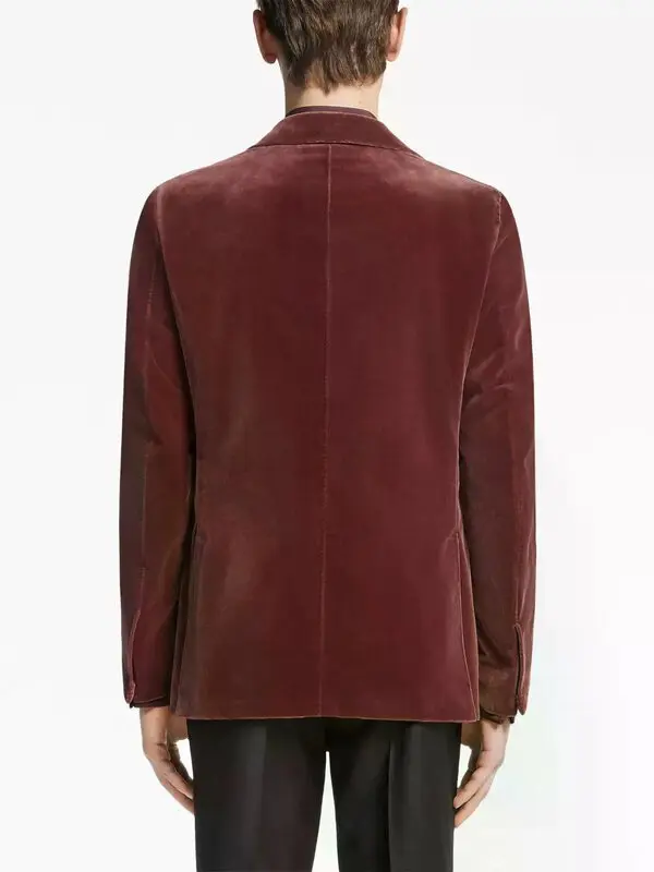 Zegna Single-breasted Velvet Blazer