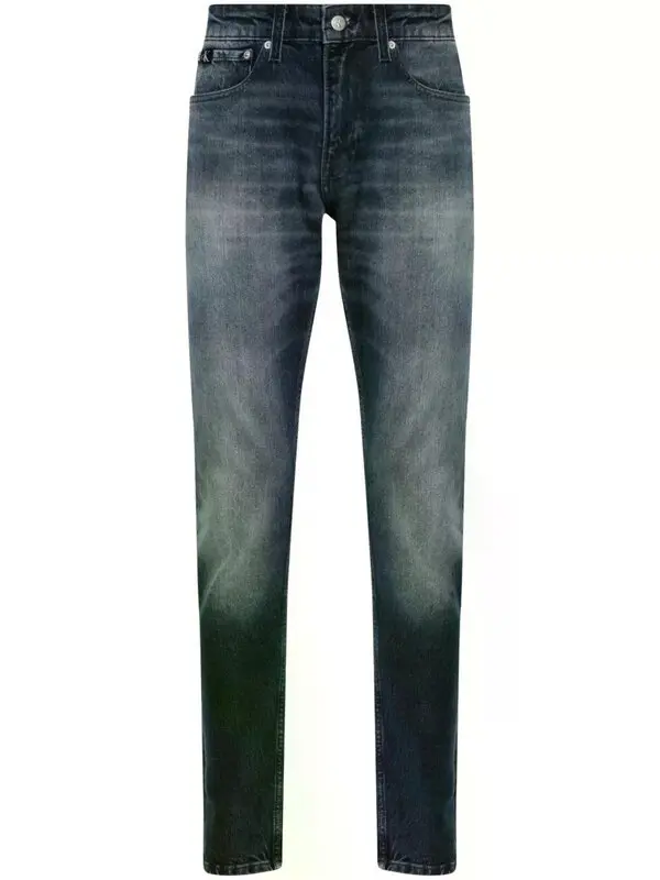 Calvin Klein Mid-rise Tapered-leg Jeans