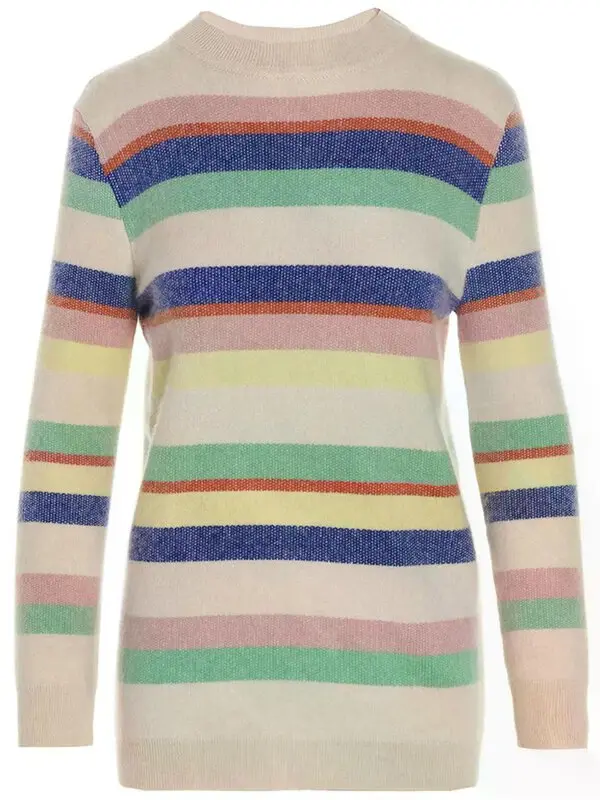 MIXIK Striped Crew Neck Sweater