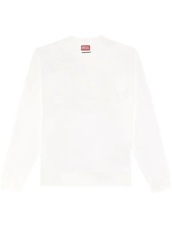 DIESEL® Cotton Jersey Fleece Sweatshirt