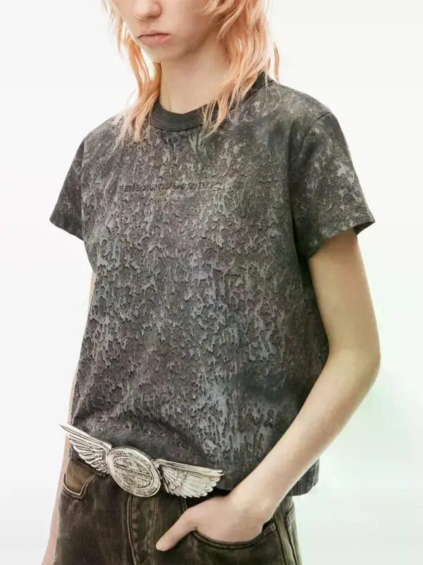 Alexander Wang Splatter-wash Cotton T-shirt