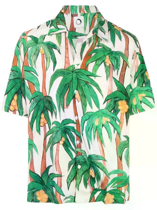 ENDLESS JOY Palm Tree-print Shirt