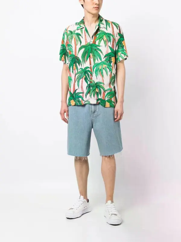 ENDLESS JOY Palm Tree-print Shirt