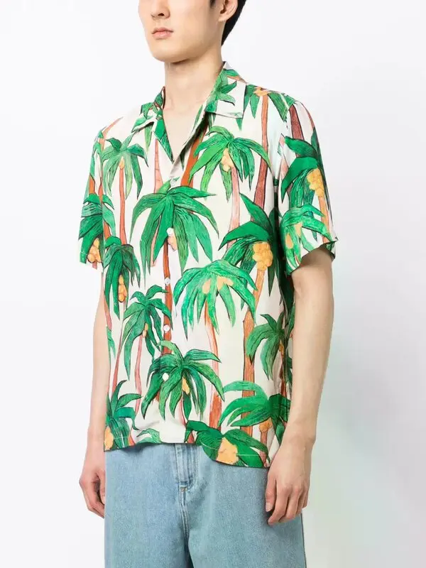 ENDLESS JOY Palm Tree-print Shirt