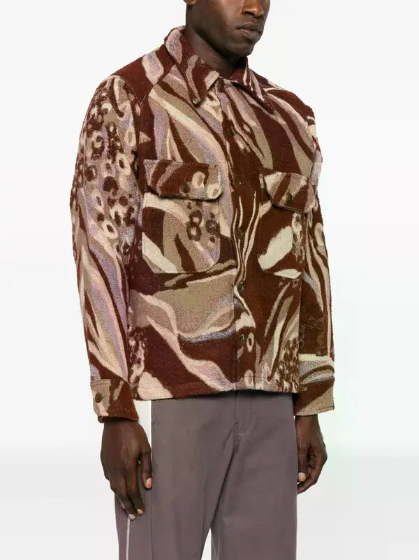 SUNFLOWER Animal Cpo Shirt Jacket