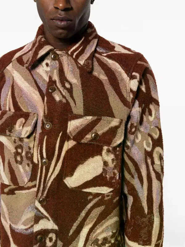 SUNFLOWER Animal Cpo Shirt Jacket