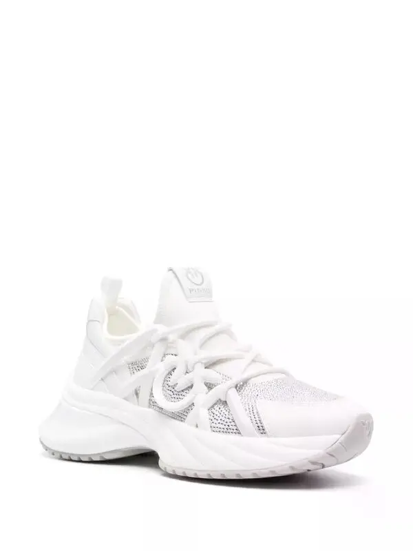Pinko Ariel Crystal Embellished Sneakers