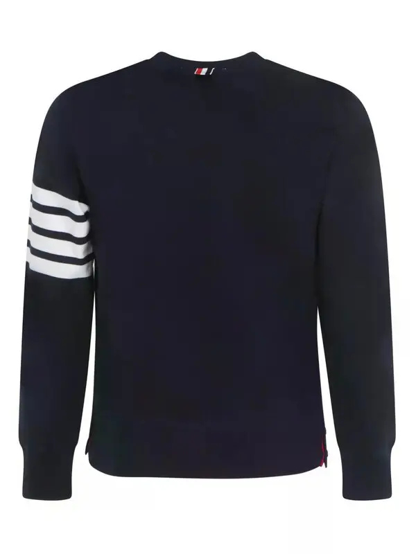 Thom Browne 4-bar Striped Sweatshirt - Blue