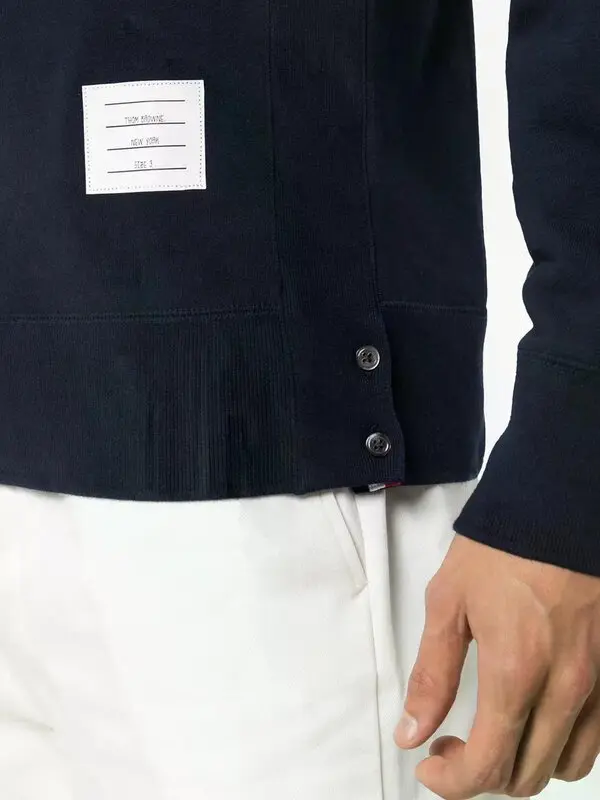 Thom Browne 4-bar Striped Sweatshirt - Blue