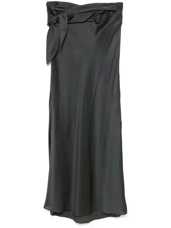 Christopher Esber Wrapped Silk Skirt