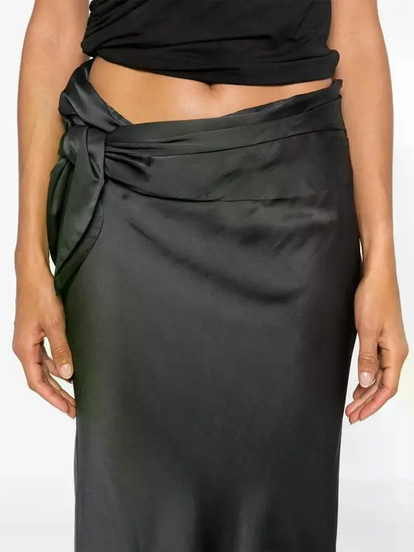 Christopher Esber Wrapped Silk Skirt