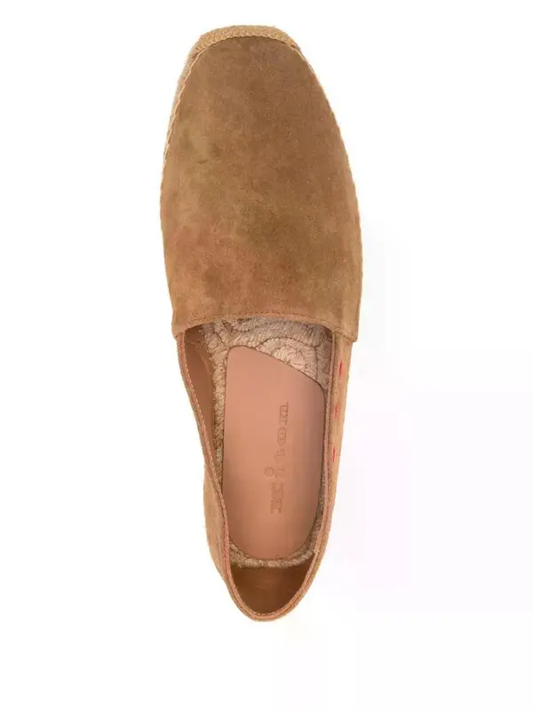 Kiton Suede Espadrilles - Brown