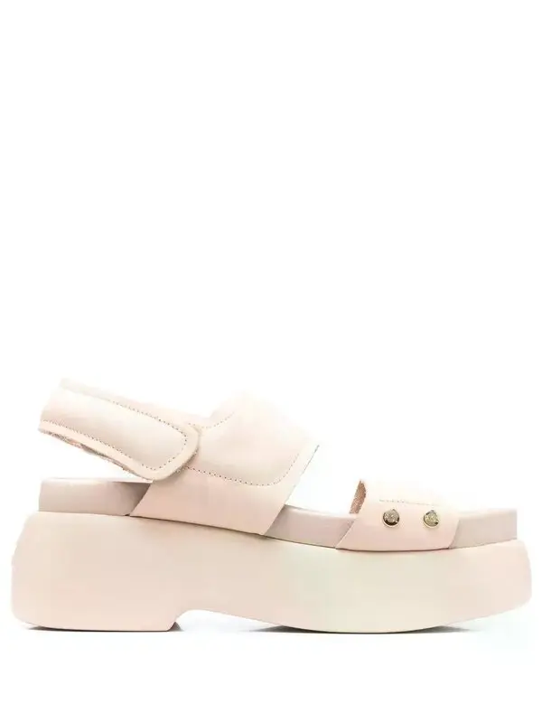 Agl Double-strap Leather Sandals