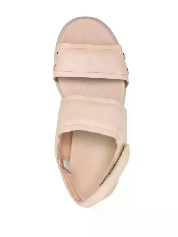 Agl Double-strap Leather Sandals