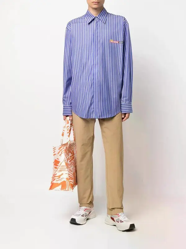 MSGM Logo-print Trousers