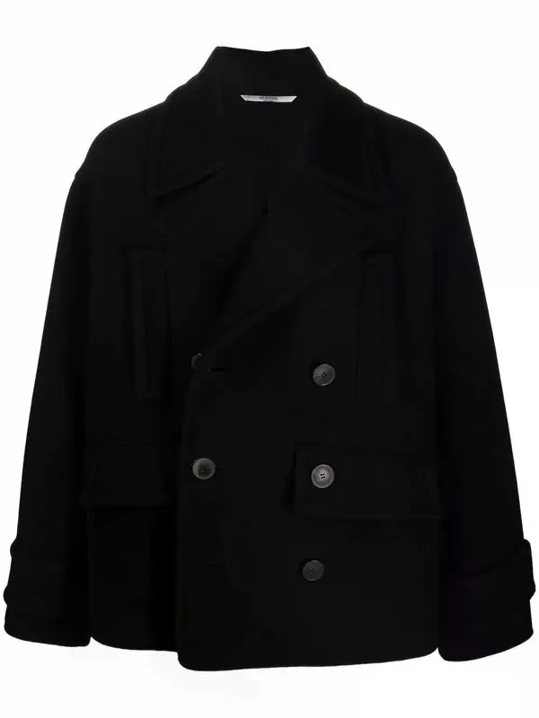 Valentino Garavani Double-breasted Virgin Wool-blend Coat
