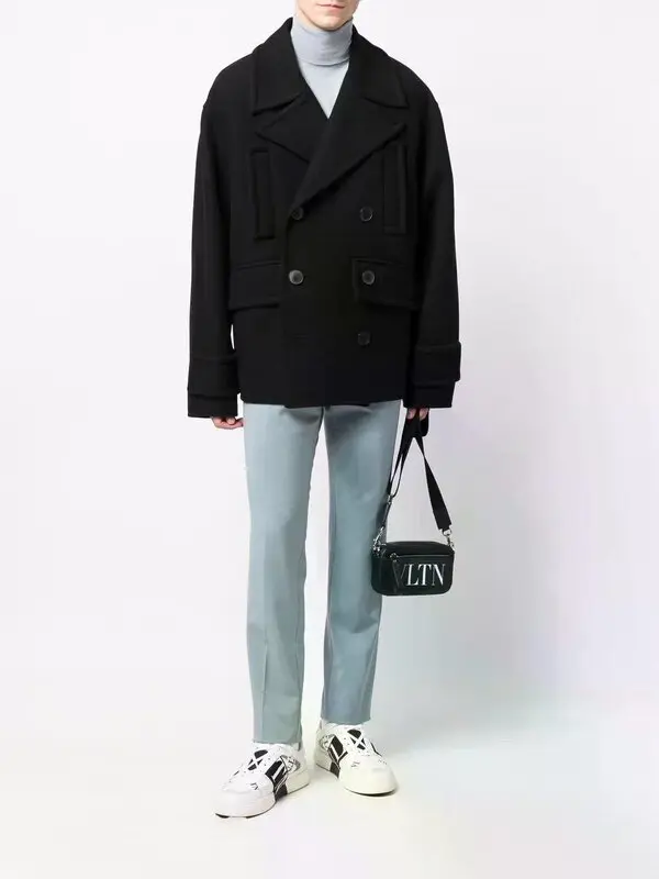 Valentino Garavani Double-breasted Virgin Wool-blend Coat