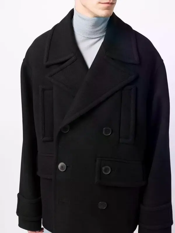 Valentino Garavani Double-breasted Virgin Wool-blend Coat