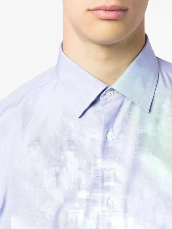 Paul Smith Long-sleeved Cotton Shirt