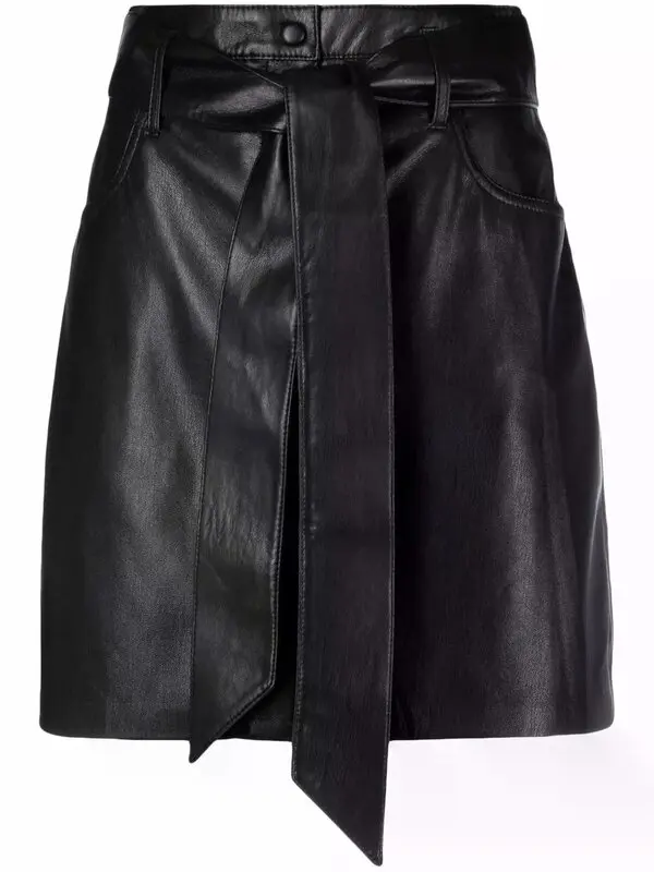 Nanushka A-line Mini Skirt With Belt
