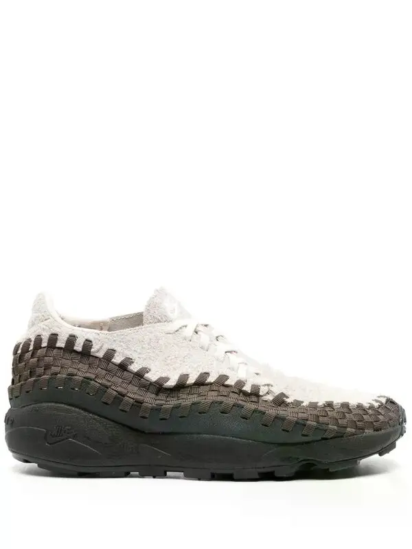 Nike Air Footscape Woven Asymmetric Sneakers - Brown