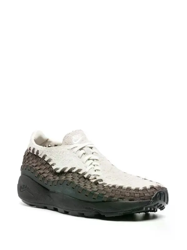 Nike Air Footscape Woven Asymmetric Sneakers - Brown