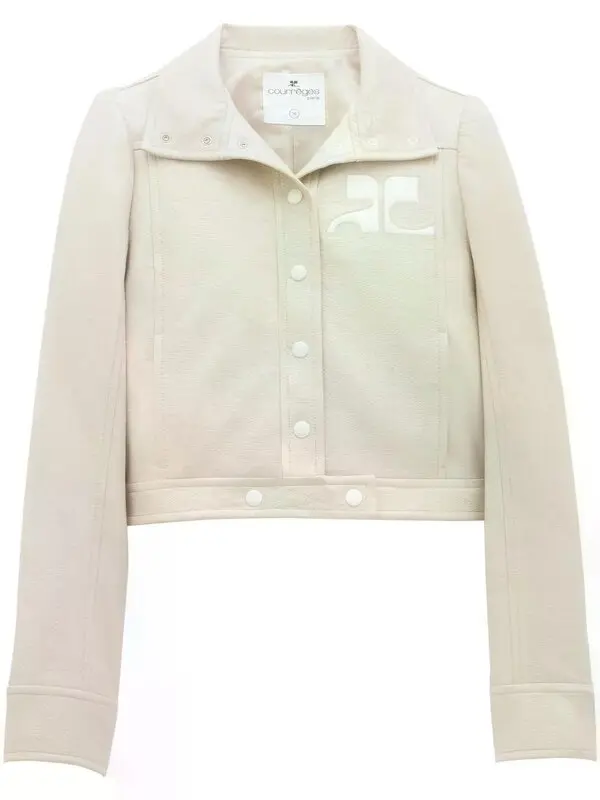 COURREGES Reedition Vinyl Jacket - Neutrals