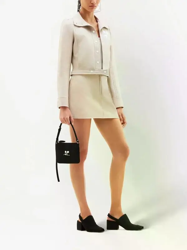 COURREGES Reedition Vinyl Jacket - Neutrals